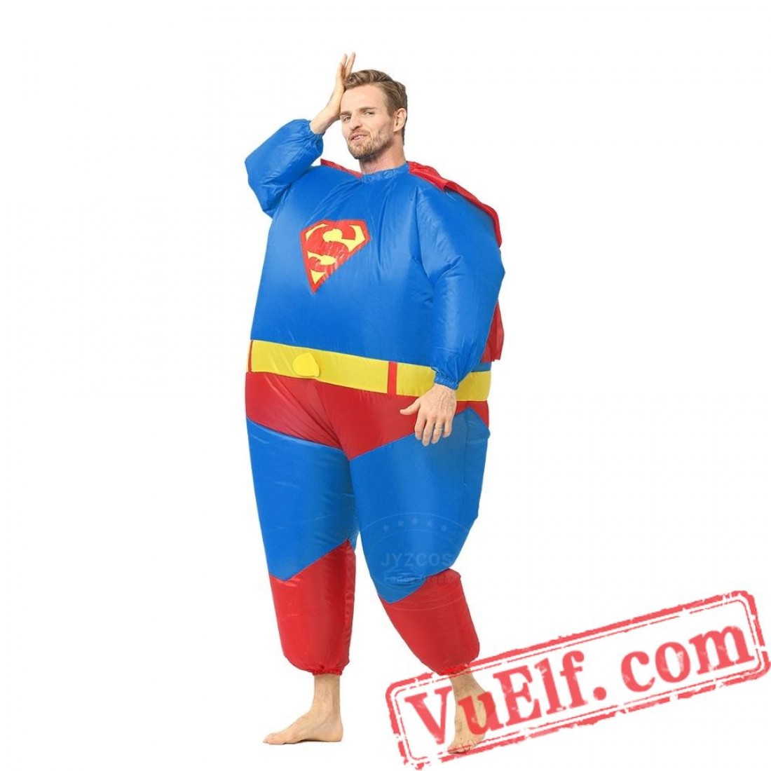 Adult Superman Inflatable Blow Up Costume