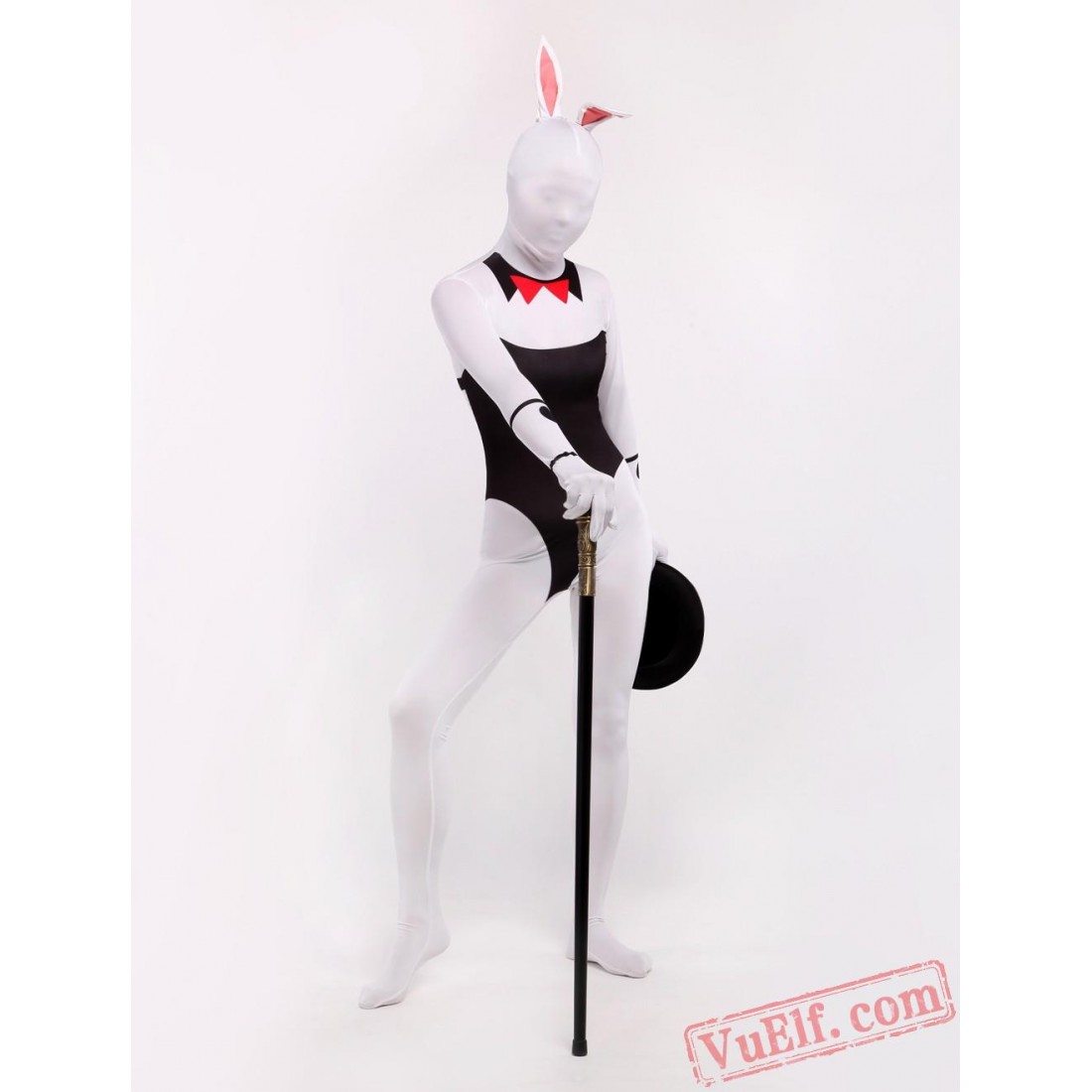 Sexy Bunny Girl Costumes Lycra Spandex Bodysuit Zentai Suit