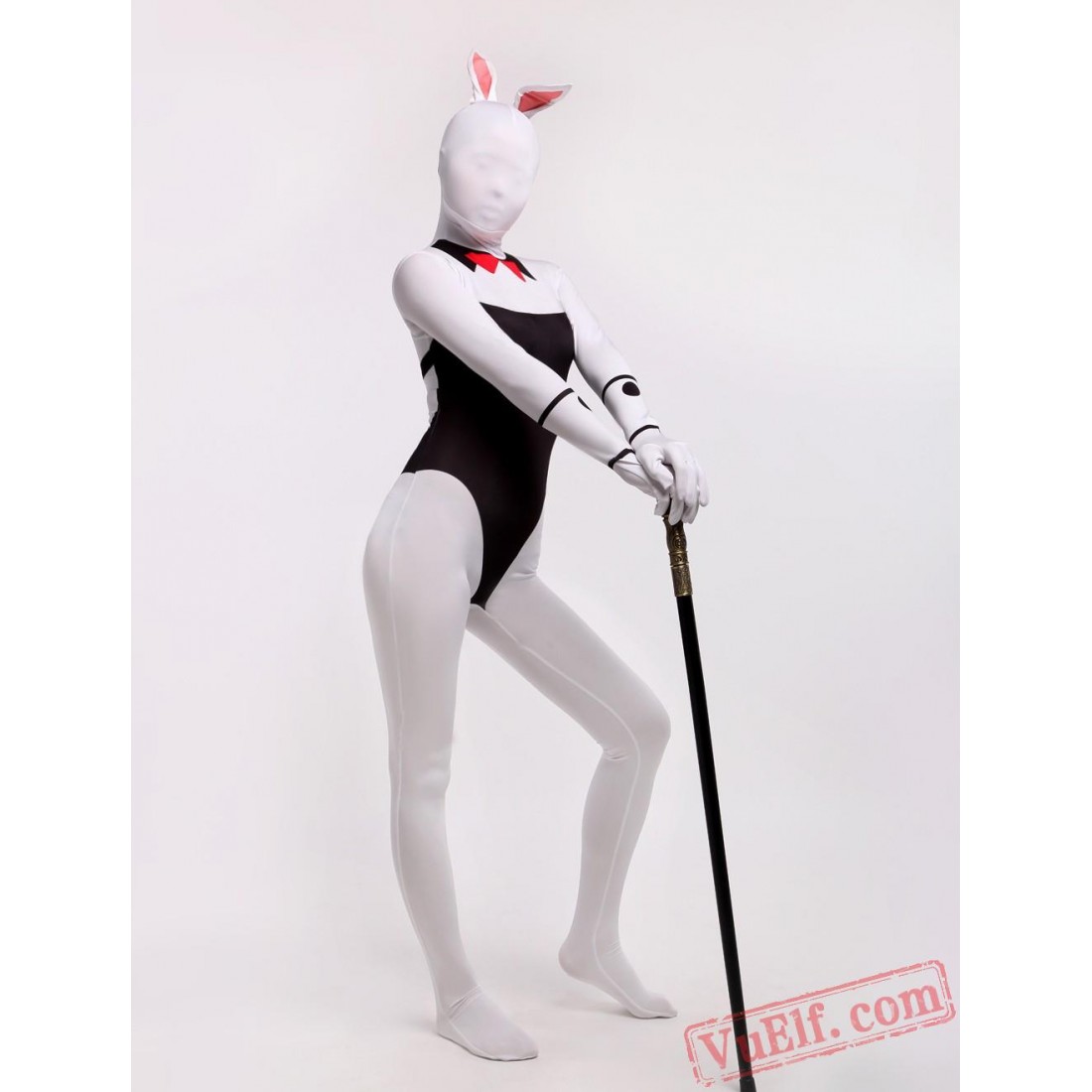 Sexy Bunny Girl Costumes Lycra Spandex Bodysuit Zentai Suit