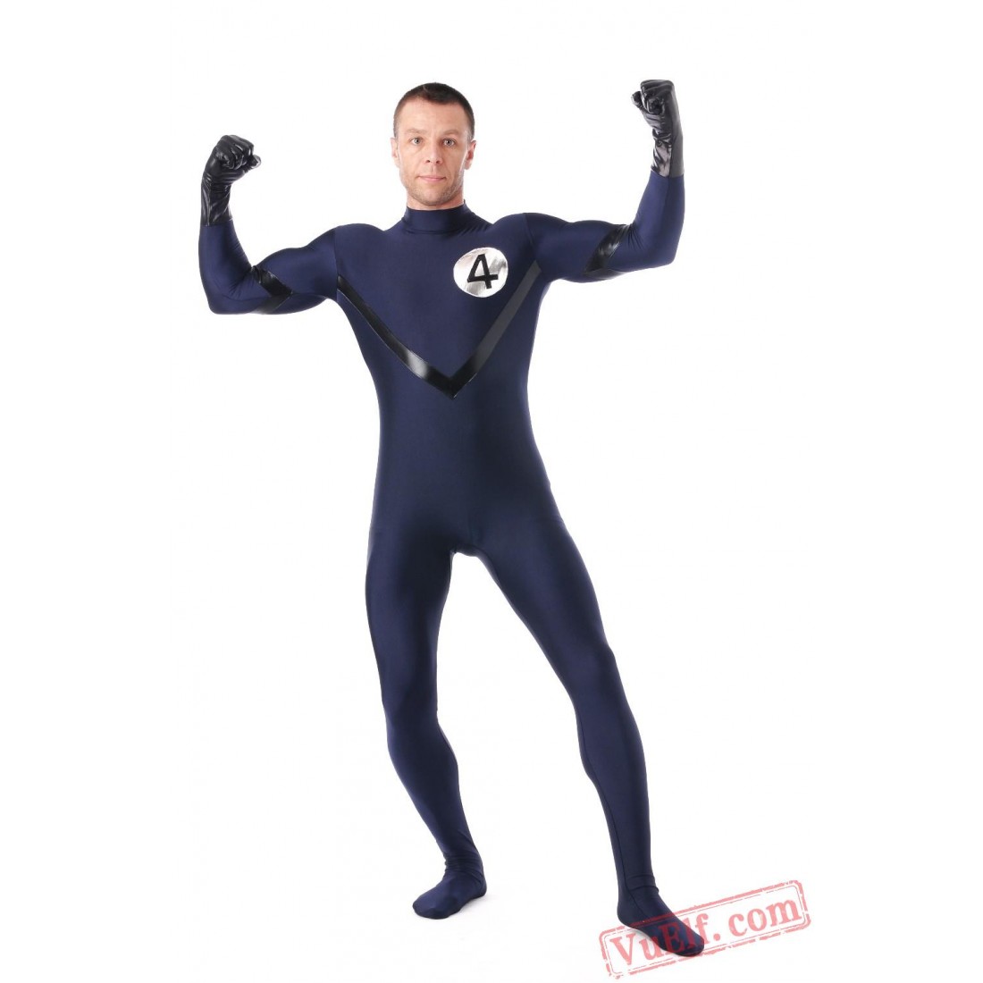 Four Human Torch Costumes Lycra Spandex Bodysuit Zentai Suit