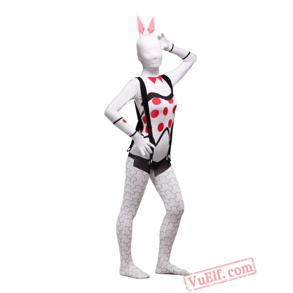 Bunny Girl Costumes Lycra Spandex Bodysuit Zentai Suit
